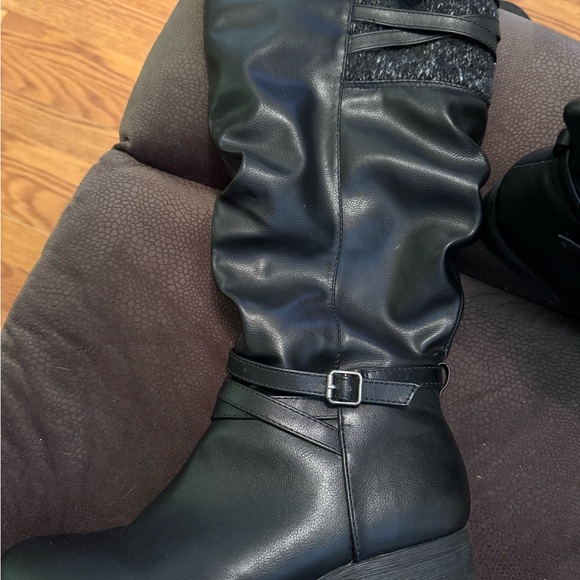 True Craft | Shoes | True Craft Black Over The Knee Boots | Poshmark